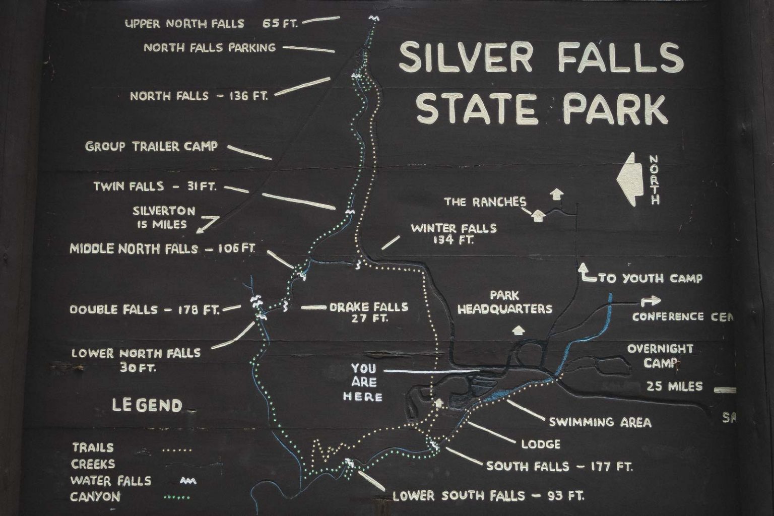 The Trail of 10 Falls in Silver Falls State Park