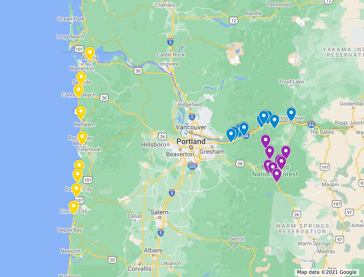 25 Day Trips from Portland, Oregon + Road Trip Ideas
